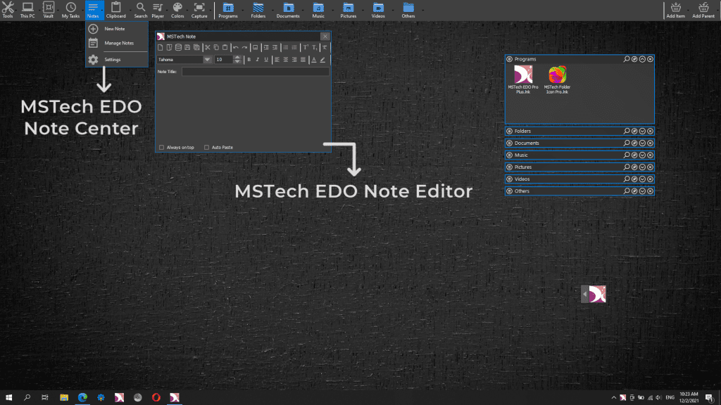 Easy Desktop Organizer - Desktop Management - MSTech Global