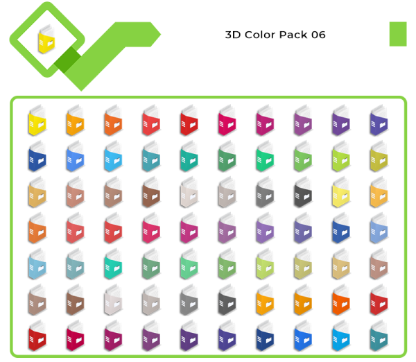 3D Color Pack 06 MSTECH GLOBAL