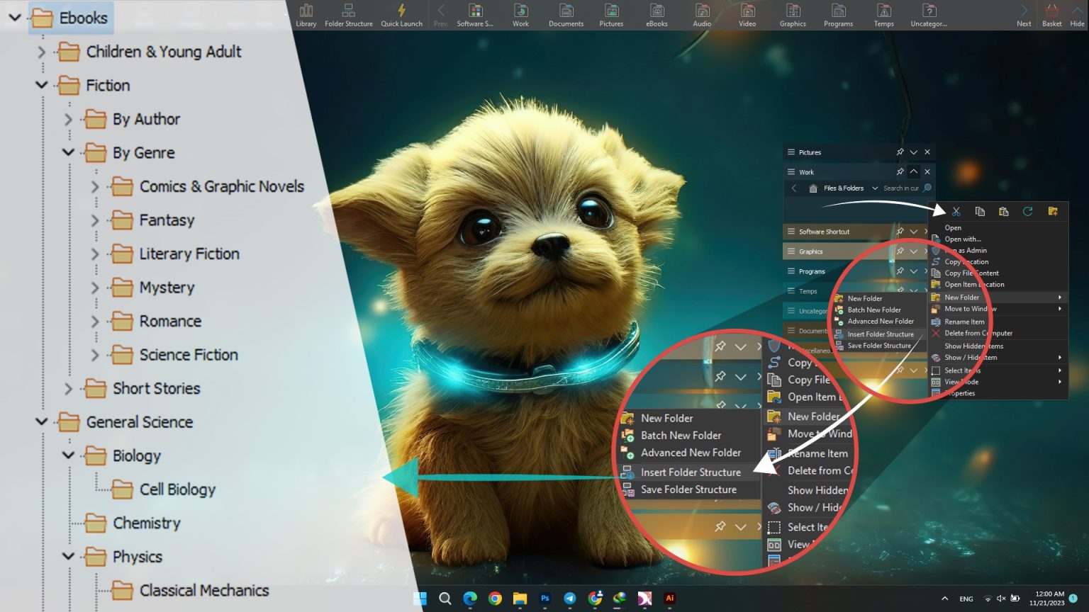 Easy Desktop Organizer v5 Desktop Management MSTECH GLOBAL