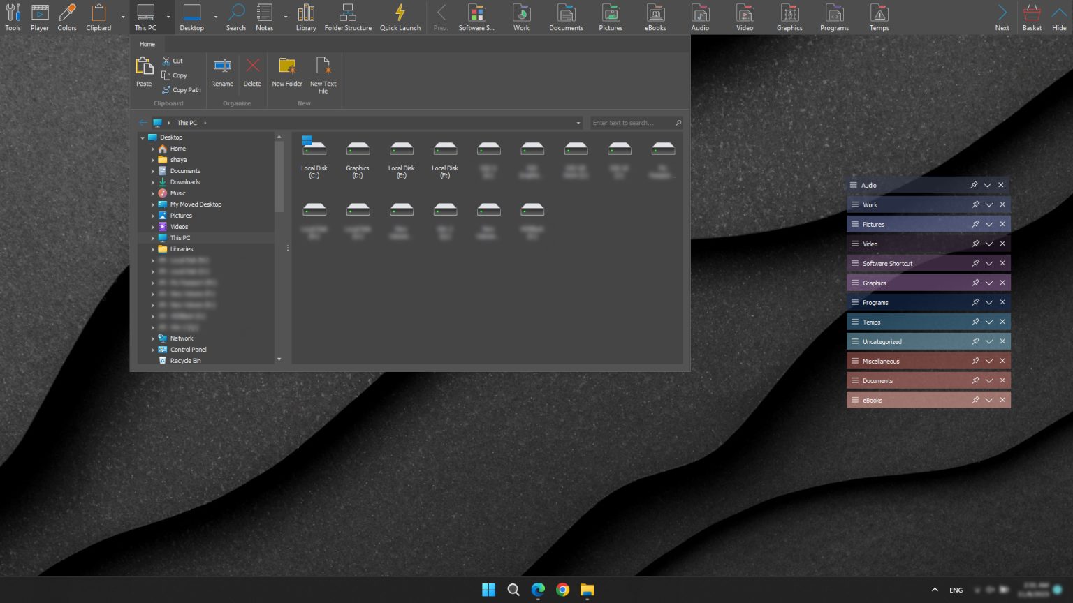 Easy Desktop Organizer v5 Desktop Management MSTECH GLOBAL